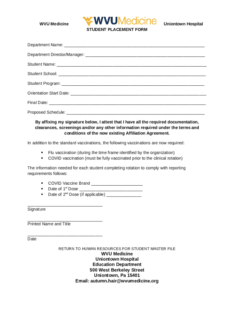 HomeUniontown Hospital Doc Template | pdfFiller