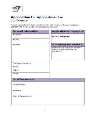 Instructions for Completing Judicial Appointment Applications Doc ...