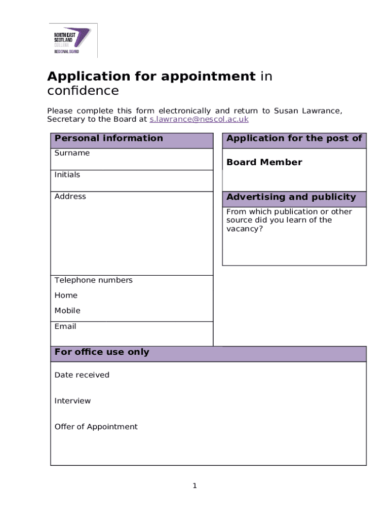 Instructions for Completing Judicial Appointment Applications Doc ...