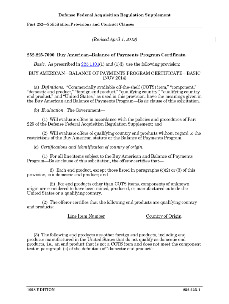 Fillable Online DPC Defense Acquisition Regulations System DFARS ...