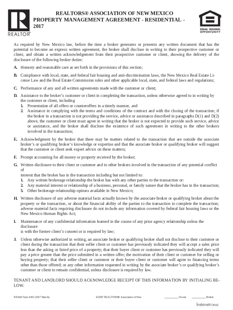 Full Disclosure Requirements for Real Estate Brokers and Agents Doc ...