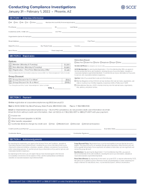 Fillable Online CONDUCTING COMPLIANCE INVESTIGATIONS - SCCE Fax Email ...