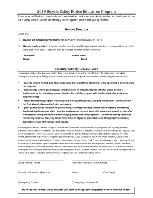 Fillable Online highwaysafety.utah.govbicycle-rodeo-programBicycle ...