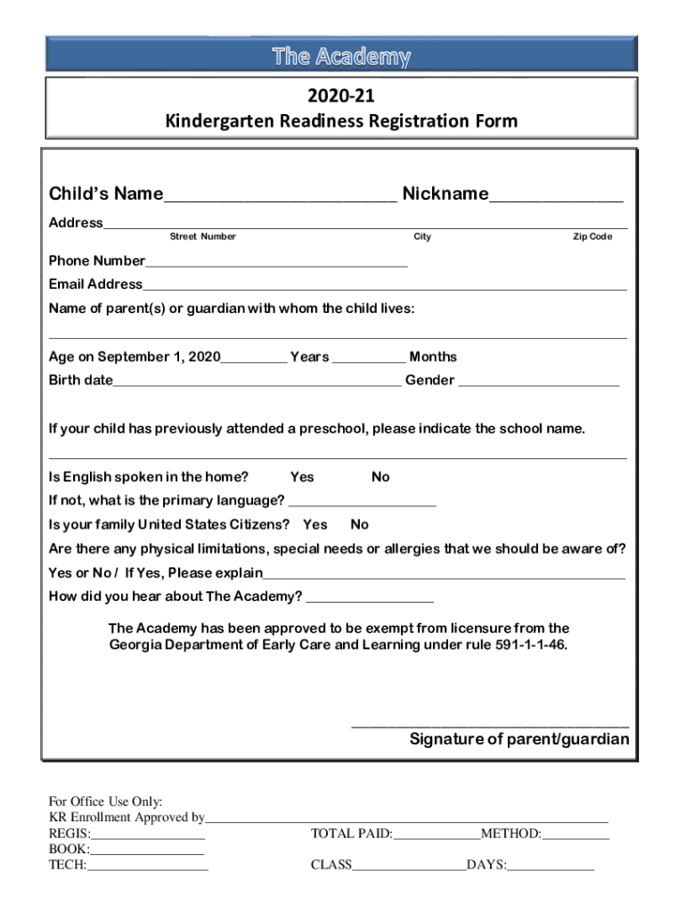 Fillable Online saint-timothy-school.orgwp-contentuploadsKindergarten Readiness Registration ...