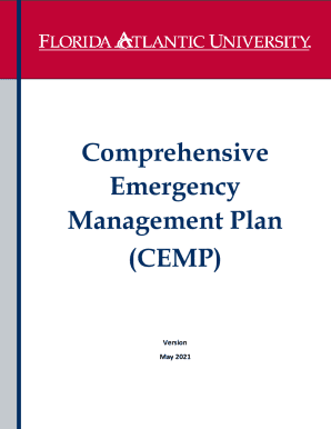 Fillable Online Developing and Maintaining Emergency Operations Plans Comprehensive ... Fax ...