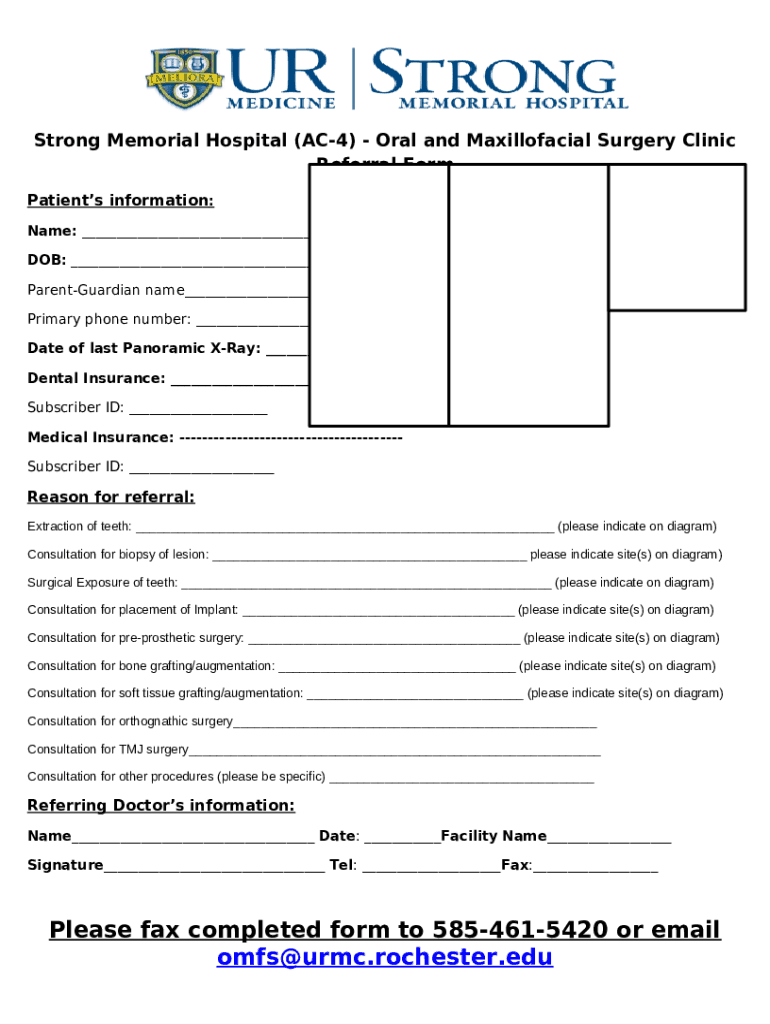 authorzilla.comXXK26oral-and-maxillofacialOral and Maxillofacial Surgery Referral PDF - Free ...