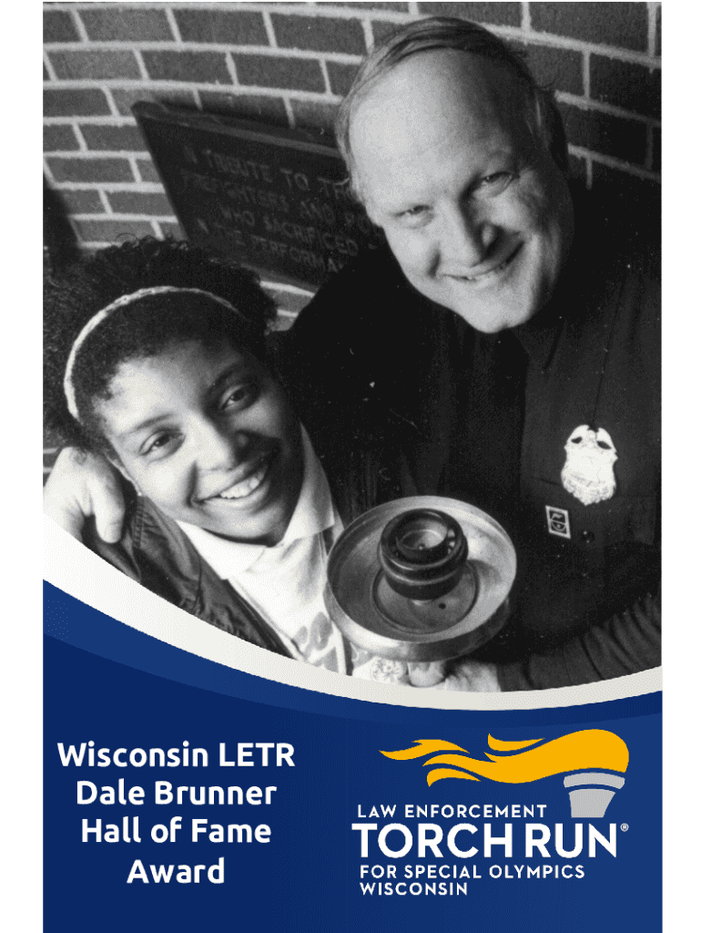 Fillable Online Wisconsin Law Enforcement Torch Run Dale Brunner Hall ...