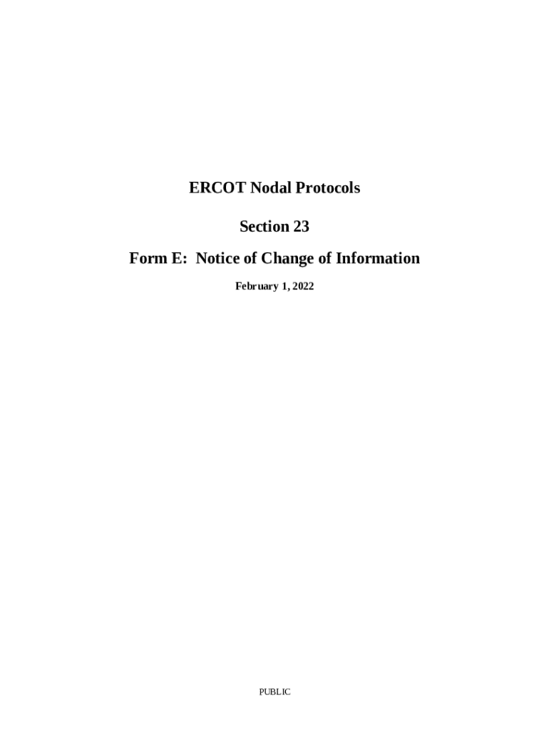 NOTICE OF CHANGE OF INATION Doc Template | pdfFiller