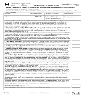 2022 TD1 Ontario (English) - TD1ACKNOWLEDGEMENT By not ... Doc Template ...
