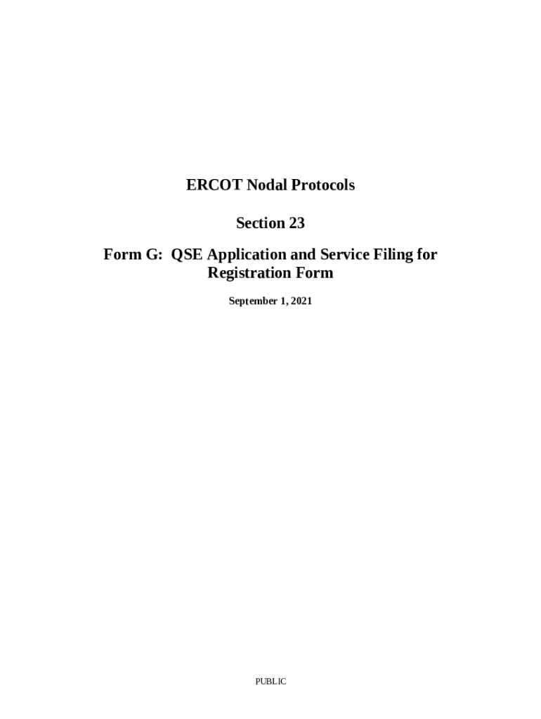 G:QSE Application and Service Filing for Registration Doc Template ...