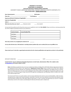 Fillable Online www.uvic.casi-application-form-fall-2022UNIVERSITY OF ...