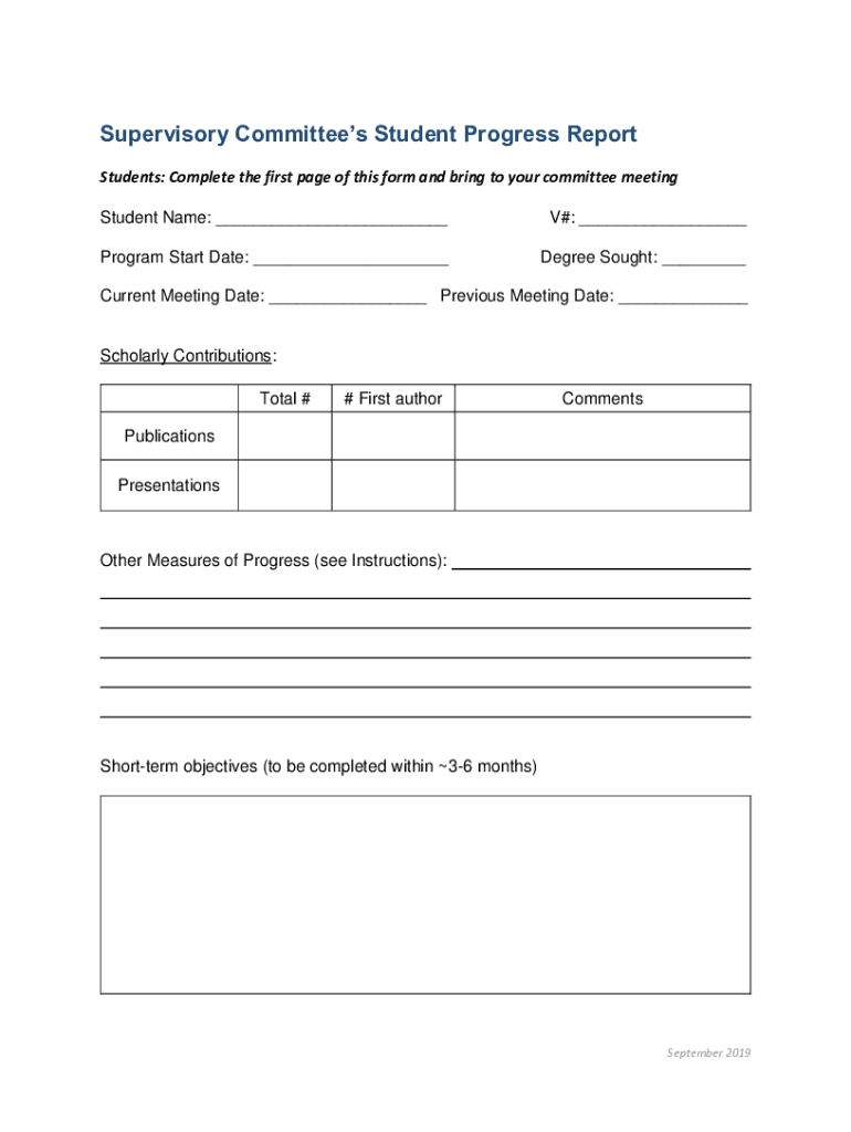 Fillable Online Progress Report - PDF TemplatesJotForm4 Benefits of ...