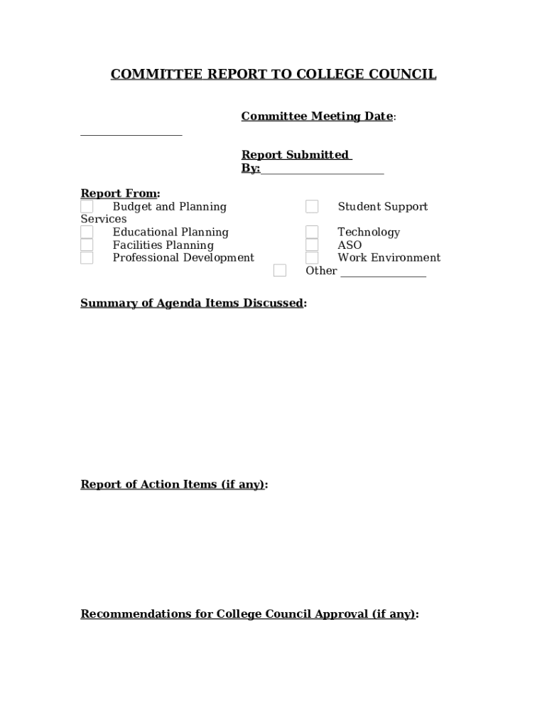 Annual Committee Evaluation - Santiago Canyon College Doc Template ...