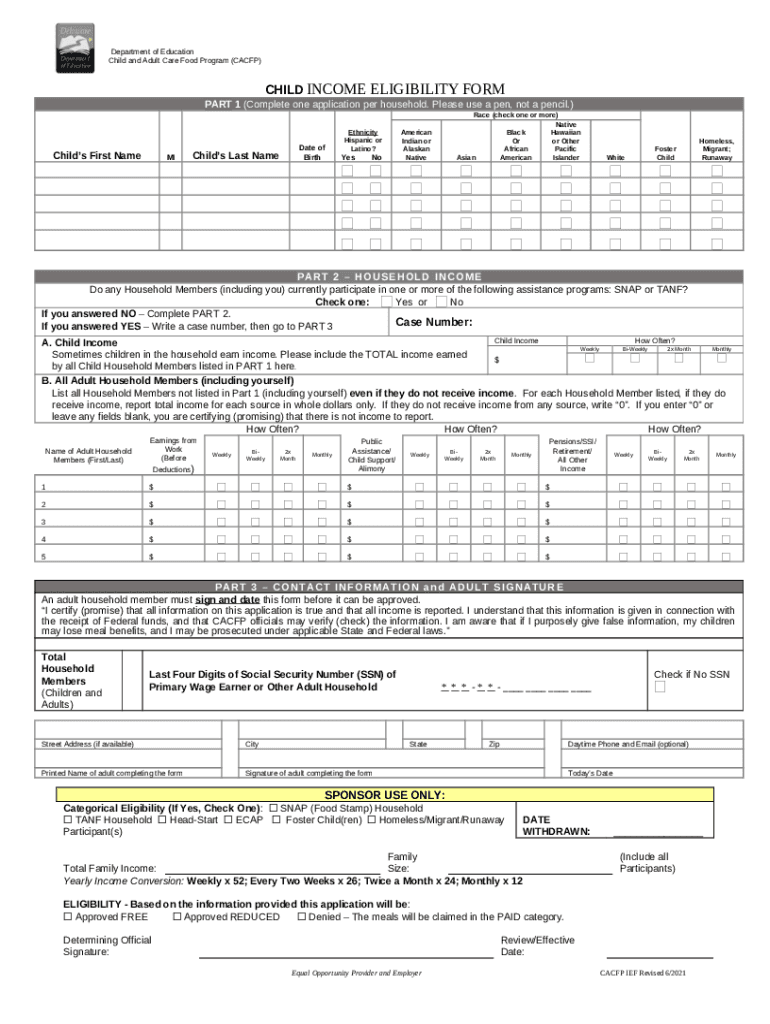 Community Eligibility Provision Household Income Eligibility Doc ...