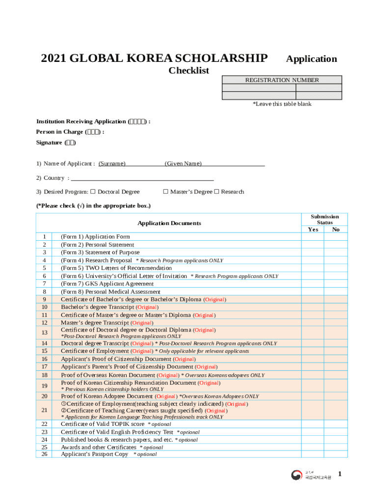 2021 GKS-U Application .docx - 2021 GLOBAL KOREA SCHOLARSHIP ... Doc ...