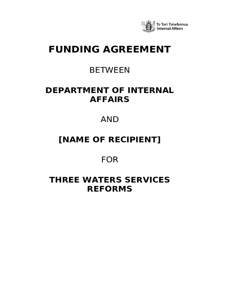 Agreement - The Department of Internal Affairs Te Tari Taiwhenua Doc ...