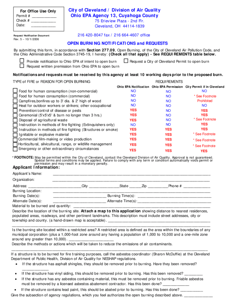 Fillable Online HYDRANT USE PERMIT City Of Lyndhurst - Fire Prevention ...