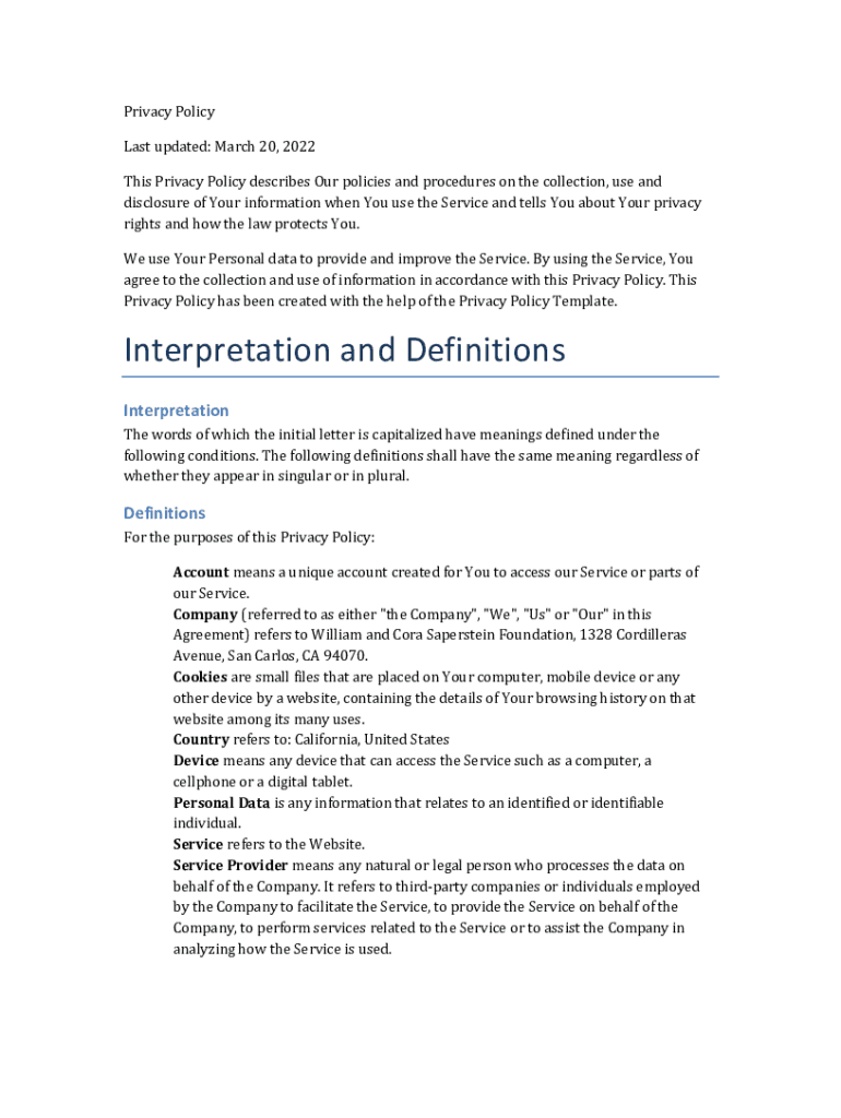 Fillable Online Interpretation and Definitions - Webflow Fax Email Print - pdfFiller