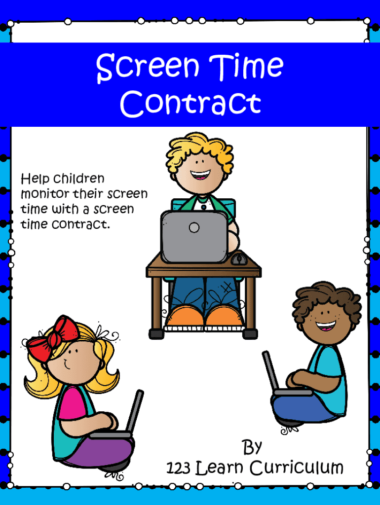 Fillable Online 4 Family Media Agreement Printables For Your ...