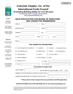 Fillable Online CCICC - Colorado Chapter of the International Code ...