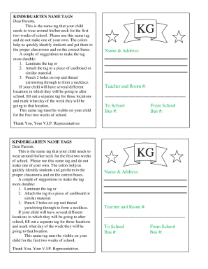 Fillable Online Name Tag Necklaces Worksheets & Teaching ResourcesTpT ...