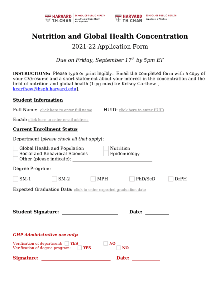 Harvard University Doc Template | pdfFiller