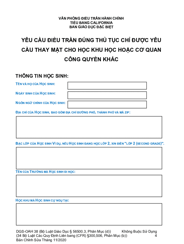 Fillable Online Yu cu Ch iu trn ng Th tc c Yu cu Thay mt Cho ... Fax Email Print - pdfFiller