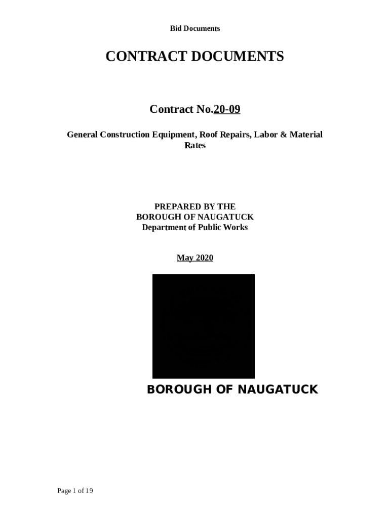 Borough of Naugatuck - Connecticut Doc Template | pdfFiller