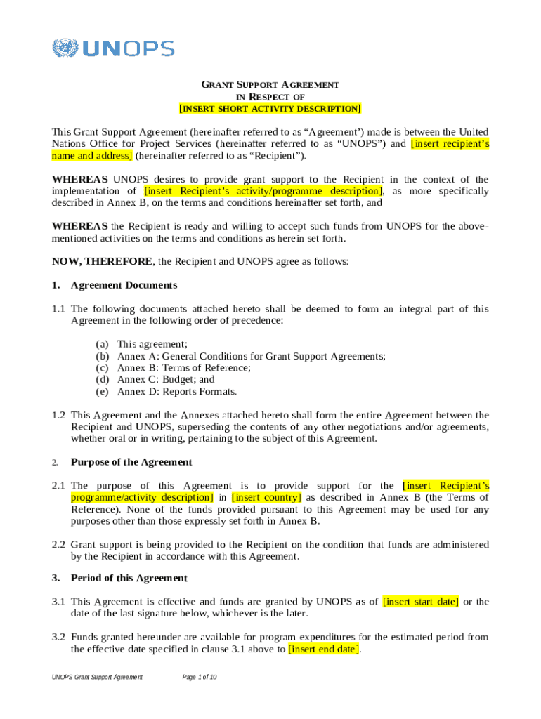 Funding agreement template - SADiLaR Doc Template | pdfFiller