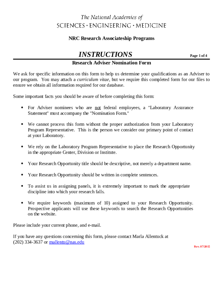 Rsrch-Advsr-Nom. electronic Doc Template | pdfFiller