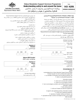 Fillable Online Form - 1451 KURK - Home Affairs Fax Email Print - pdfFiller