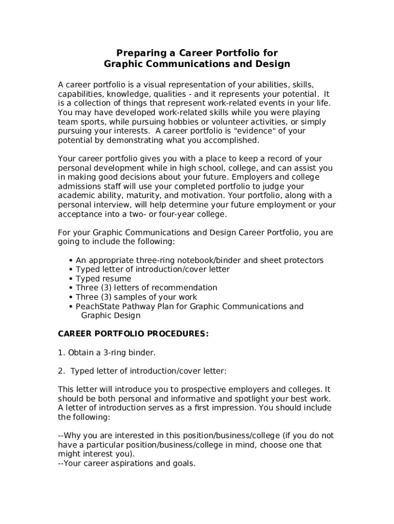 How to Create a Career Portfolio (with Pictures) - wikiHow Doc Template ...