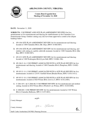 Fillable Online ARLINGTON COUNTY, VIRGINIA - Granicus Fax Email Print ...