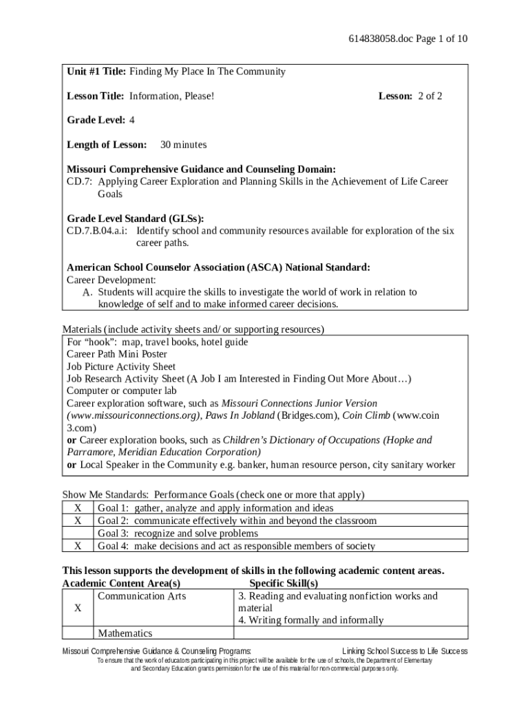 27+ Easy-to-Edit Lesson Plan Examples + Writing Tips - Venngage Doc Template | pdfFiller