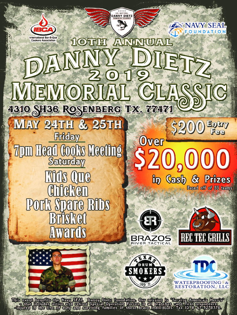 Fillable Online BBQ Cook-Off Entry Form Fax Email Print - pdfFiller