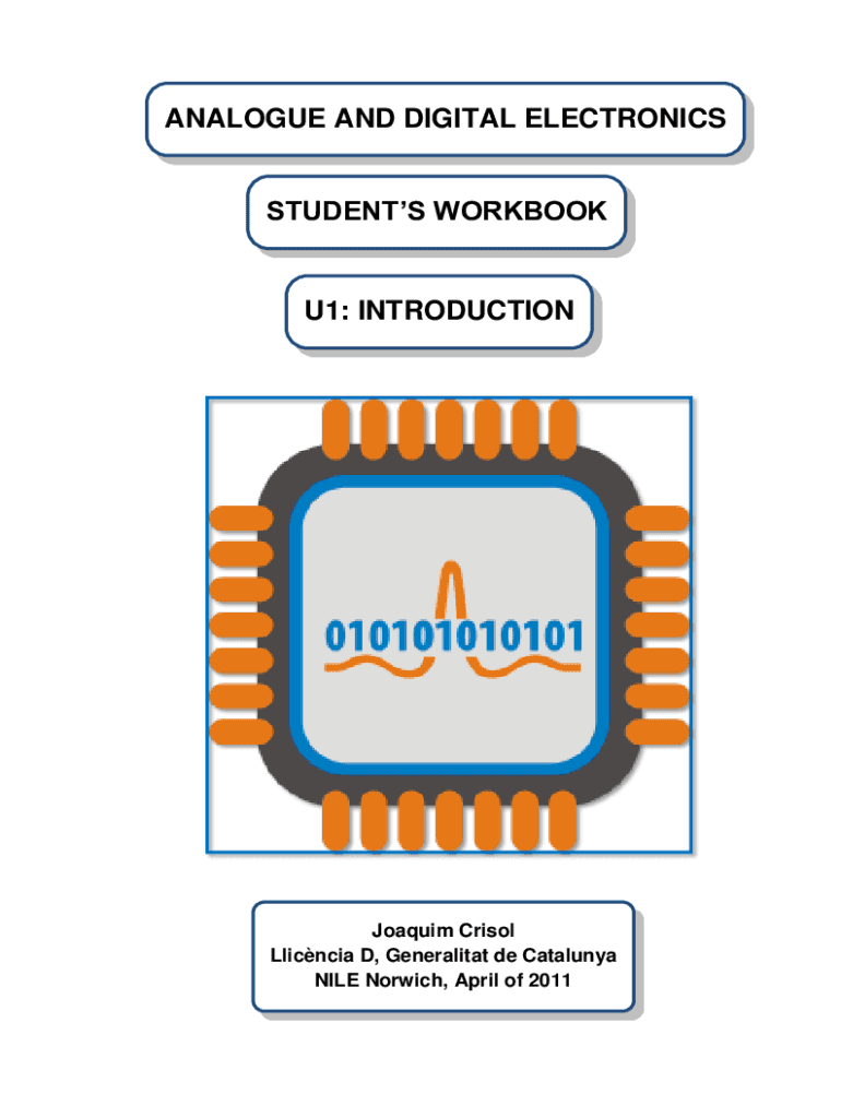 Fillable Online student's workbook analogue and digital electronics - XTEC Fax Email Print ...