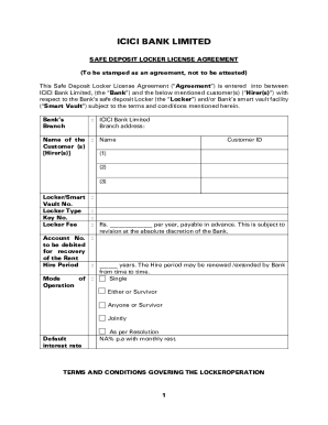 Fillable Online ICICI BANK LIMITED Fax Email Print - pdfFiller