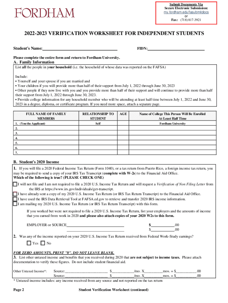 Fillable Online www.web.fordham.eduinfo23871After Submission of the ApplicationFordham Fax Email ...