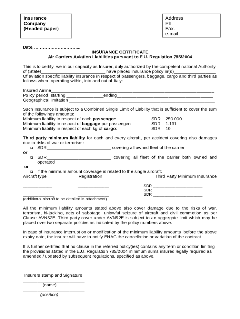 Certificated Air Carriers ListUS Department ofWhat is Aviation Liability Insurance?What is ...