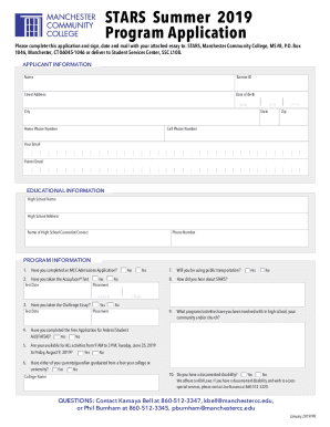 Fillable Online STARS Letter of Recommendation and Application Fax ...