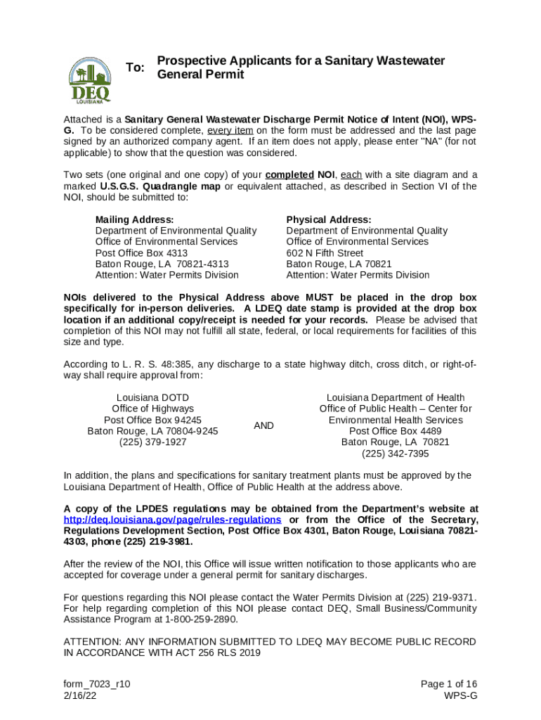 To: Prospective Applicants for an Exterior Vehicle and ... - Louisiana - deq louisiana Doc ...