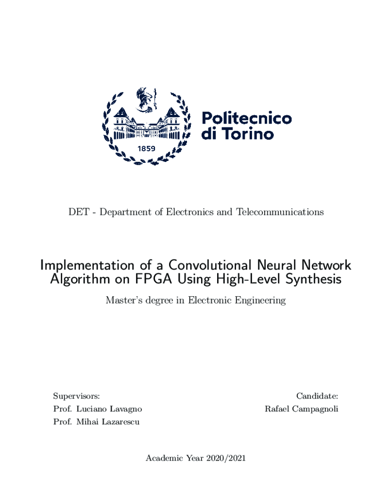 Fillable Online Implementation Of A Convolutional Neural Network Algorithm On Fax Email