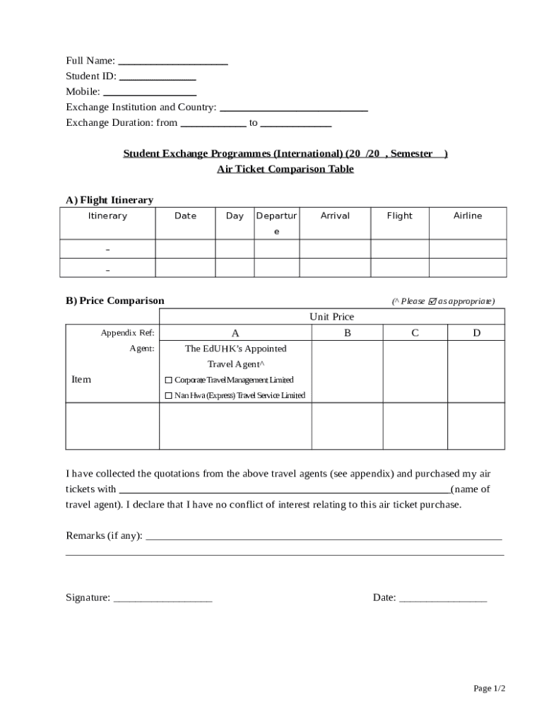 Student Exchange Program - Benefits and Major Programs - Leverage Edu Doc Template | pdfFiller