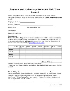 Employee Sick Leave Policy Sample Template - Recruiting Resources: How ...