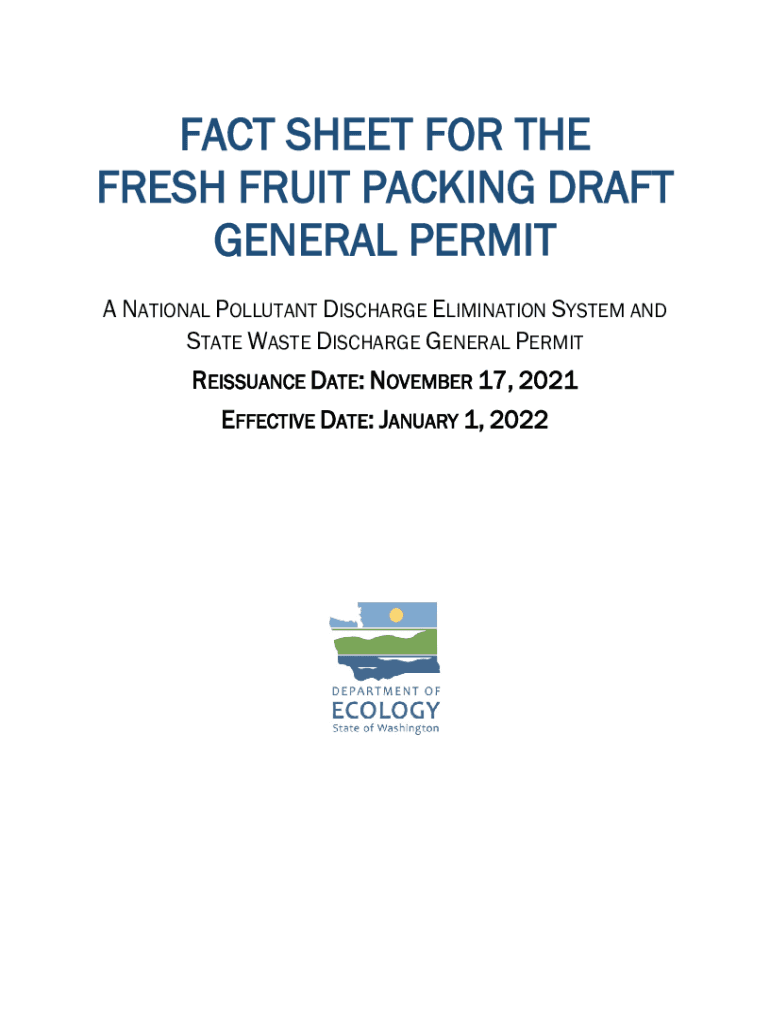 Fillable Online fortress wa Fresh Fruit Packing General Permit ...