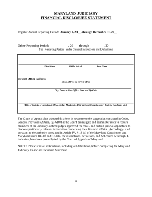 MARYLAND JUDICIARY FINANCIAL DISCLOSURE STATEMENT - mdcourts.gov Doc ...