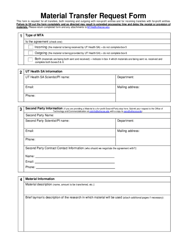 Fillable Online research uthscsa MTA-Intake-Form.pdf - Research Fax ...