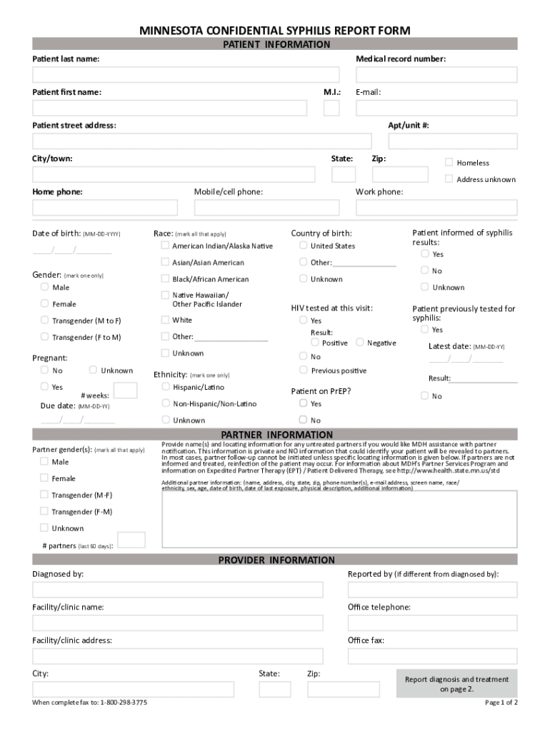 Fillable Online Adult HIV Confidential Case Report Form Centers for ...