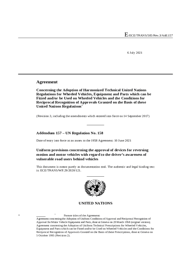 wiki.unece.orgdownloadattachmentsUNITED NATIONS AGREEMENT - UNECE Doc Template | pdfFiller