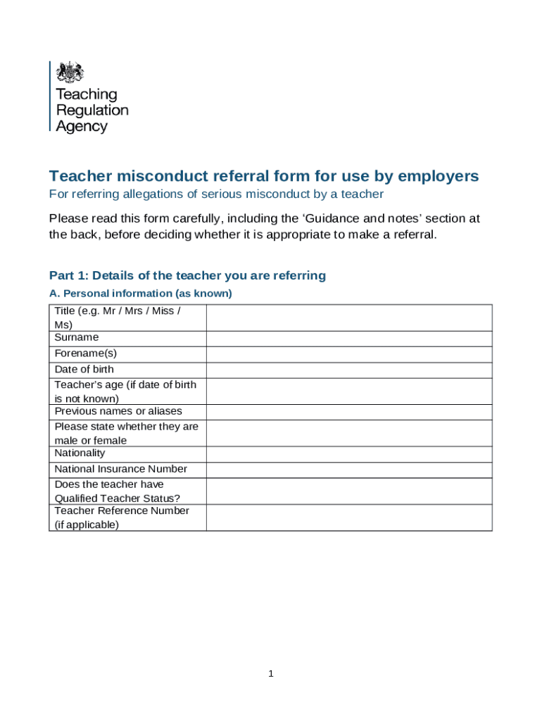 Referral - Public - GOV.UK Doc Template | pdfFiller